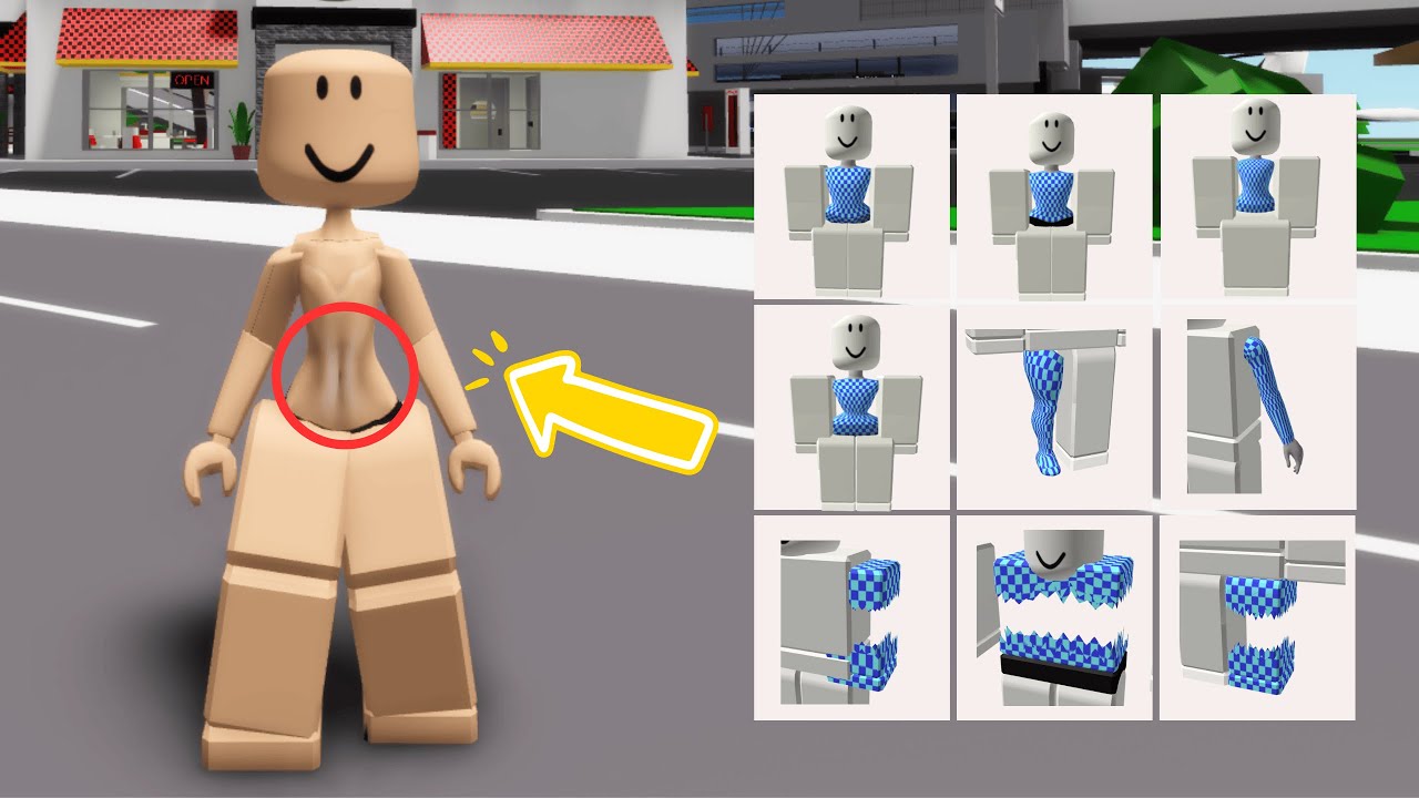 OMG! HOW to Get All FREE Tiny Waist (TORSO) in Brookhaven!🏡RP!(ROBLOX ...