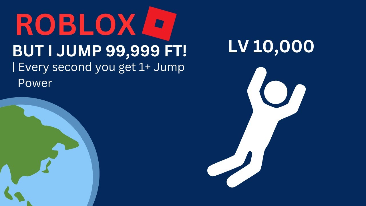 I CAN JUMP 1000 FT IN THE SKY | Roblox Every Second You Get 1+ Jump ...