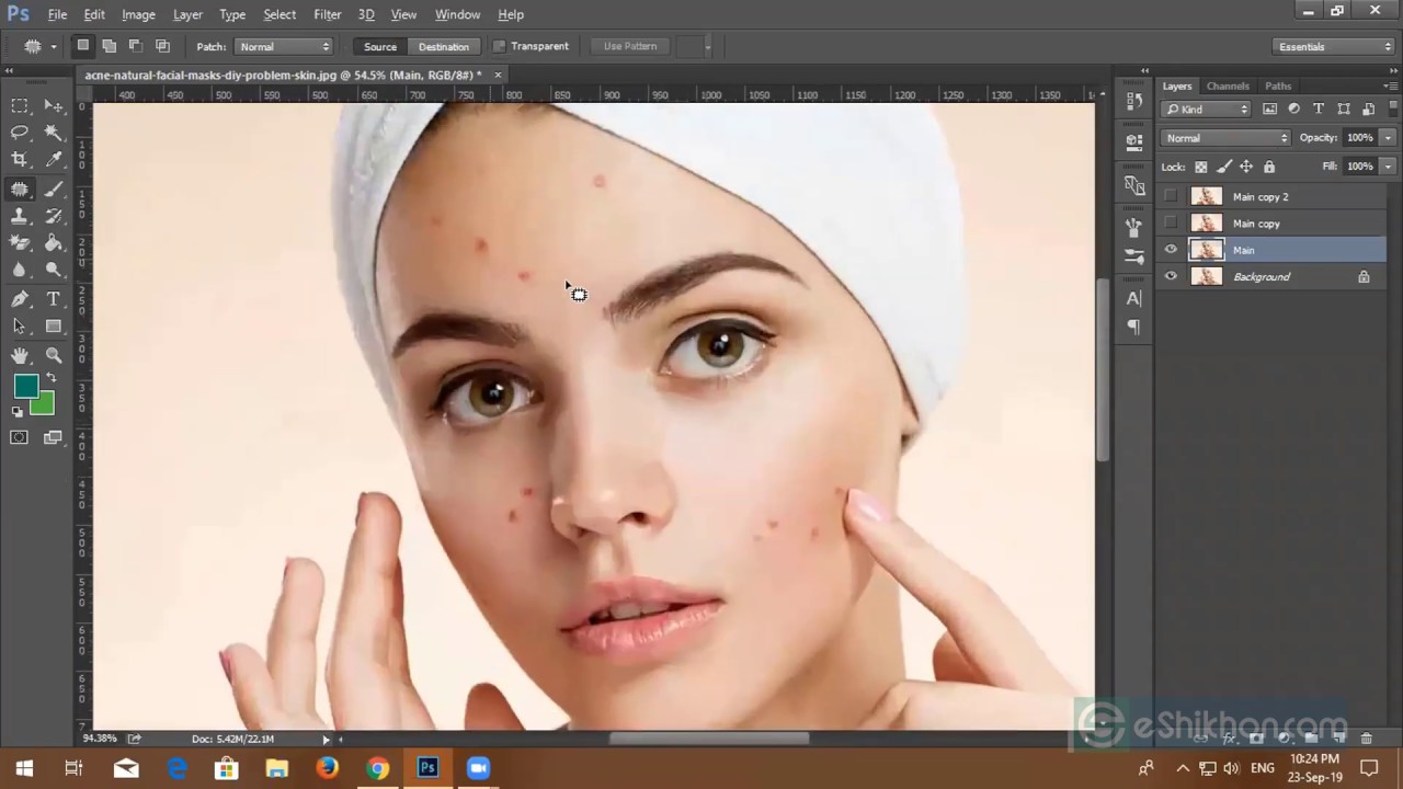 Graphic Design Live Class:11 (Face Editing in Photoshop) - YouTube