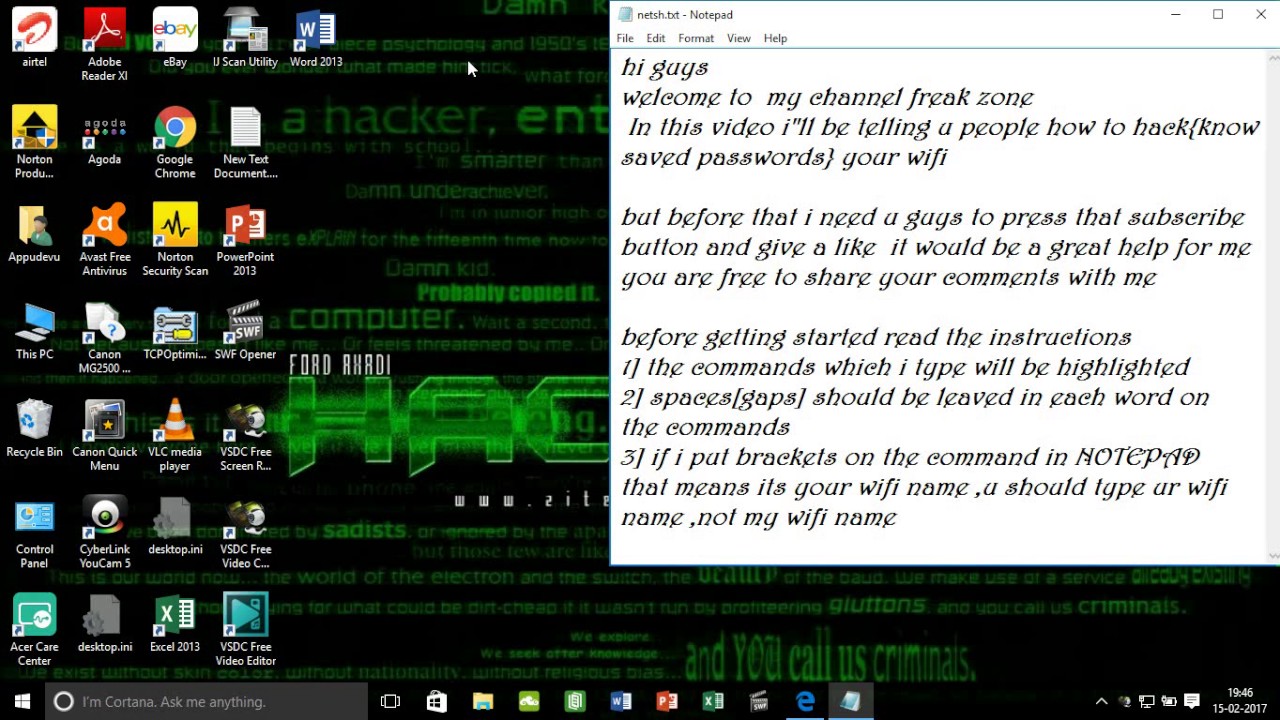 How to hack Wi-Fi - YouTube