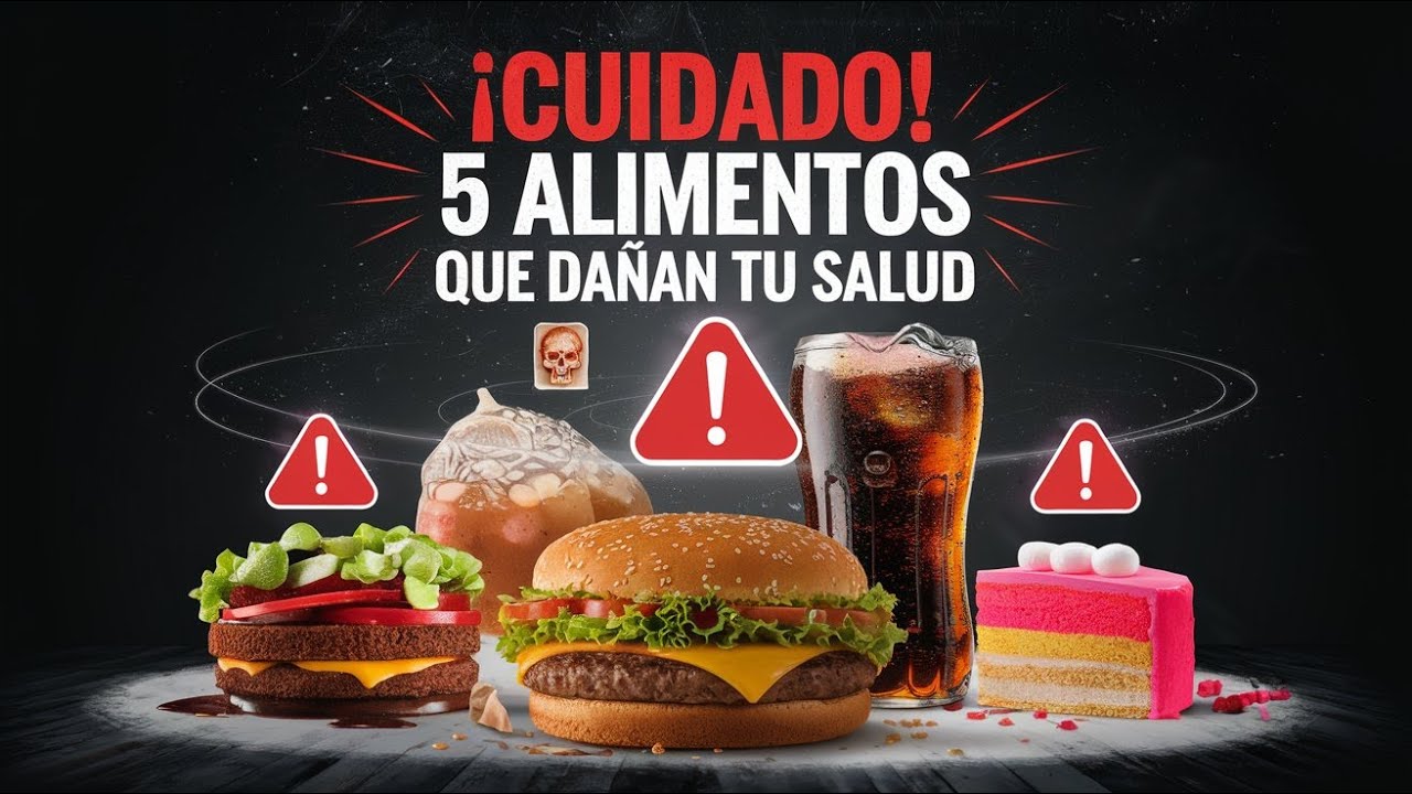5 alimentos perjudiciales para tu salud - YouTube