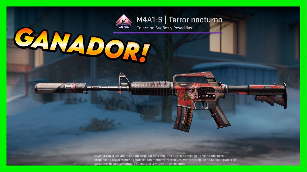 GANADOR DEL ULTIMO SORTEO! | M4A1-S | Night Terror FN - YouTube