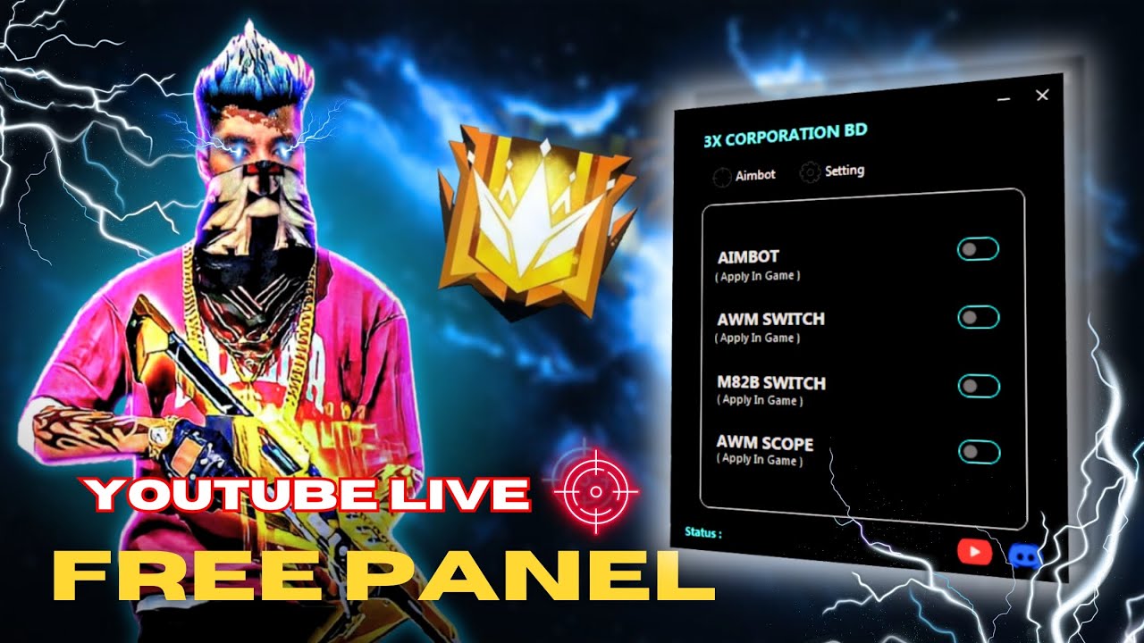 🔴LIVE IN 3X Corporation BD Live FREE FIRE PANEL AIMBOT FREE FIRE 🎯 ...