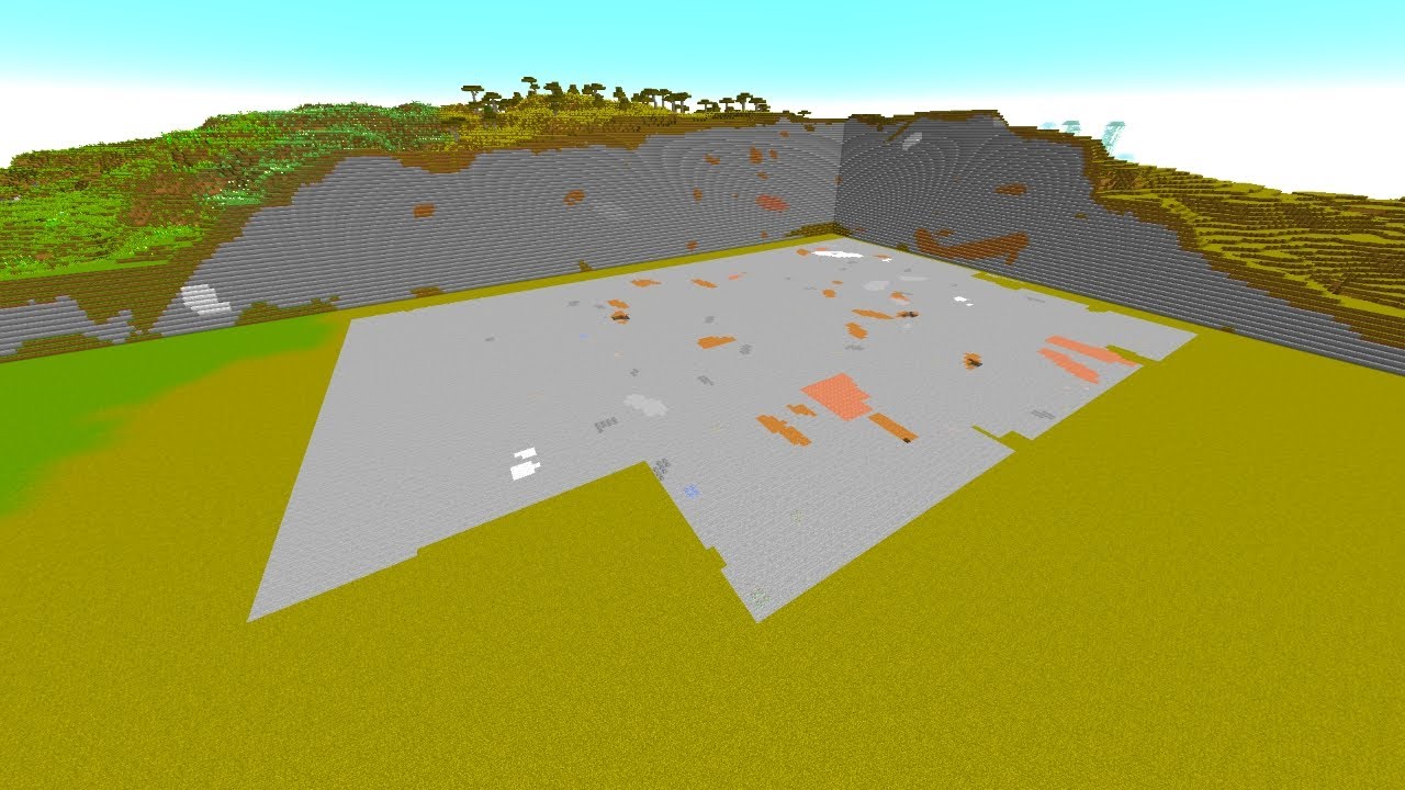 Minecraft - making the world flat 288 - YouTube