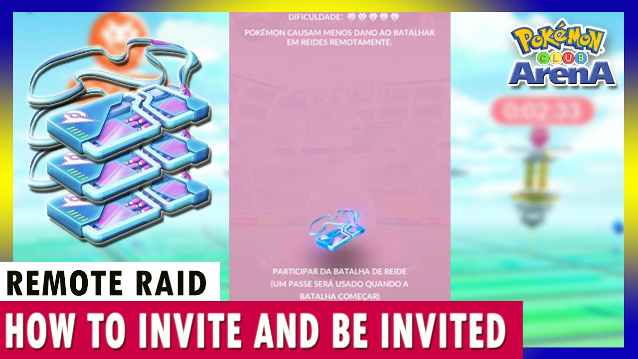 How to Invite and be Invited on a Remote Raid | Pokemon GO - YouTube