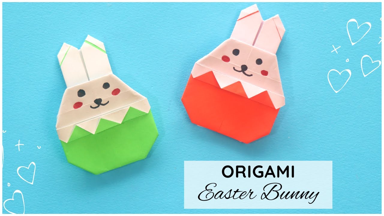 Origami Easter Bunny Tutorial - YouTube