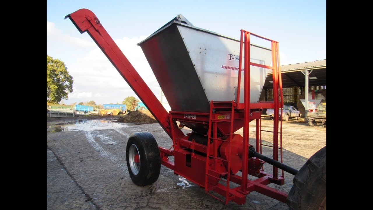 TWOSE GRAIN CRIMPER WORKING DEMO - YouTube