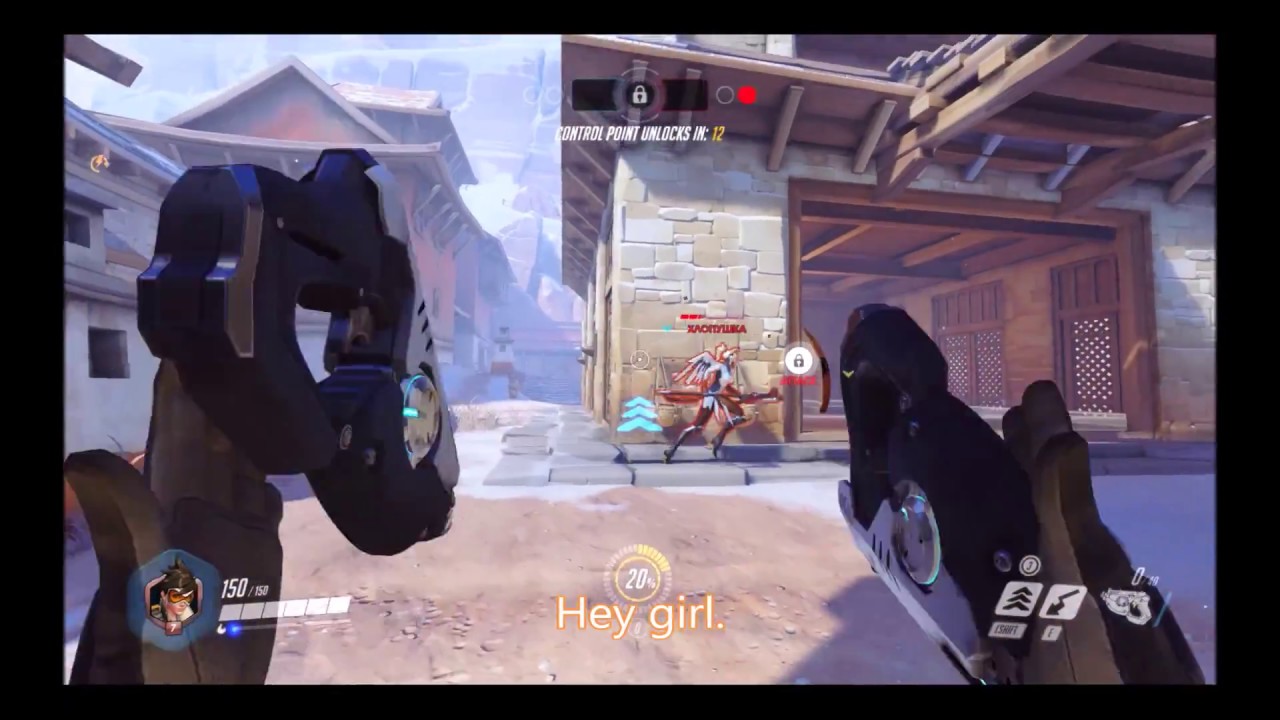 TRACER FINDS LOVE // Tracers on both teams! // OVERWATCH No Cam Free ...