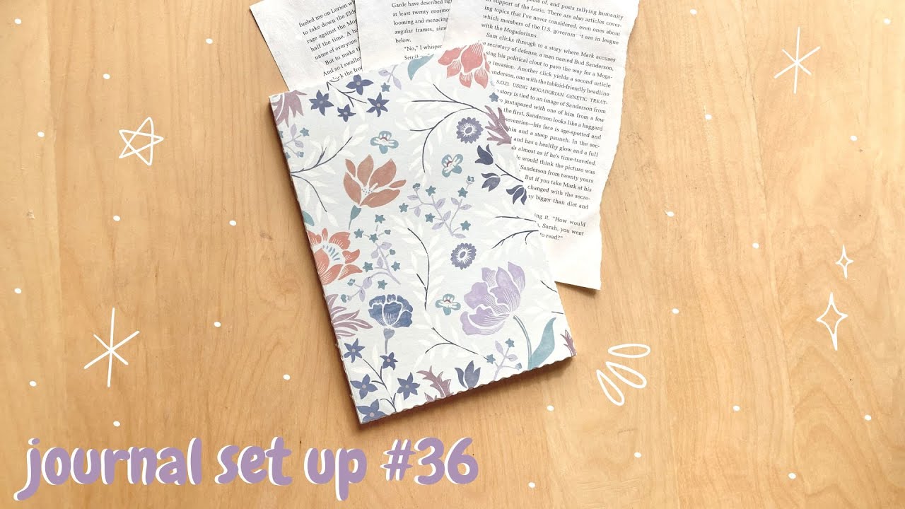 journal set up #36 | how to start a new journal! - YouTube