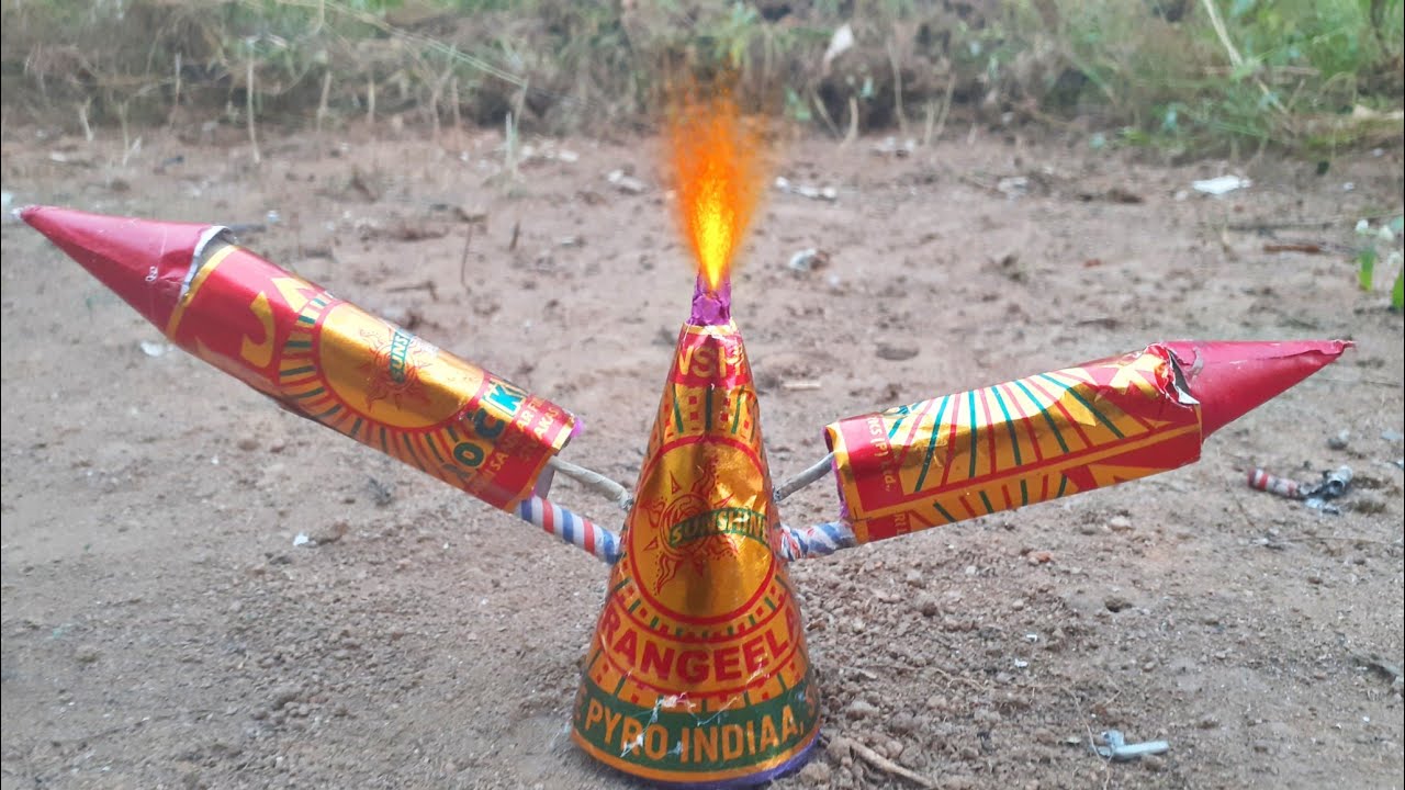 Diwali Cracker Combo Blast 💥 | Diwali Anar vs Diwali Rocket 🚀 - YouTube