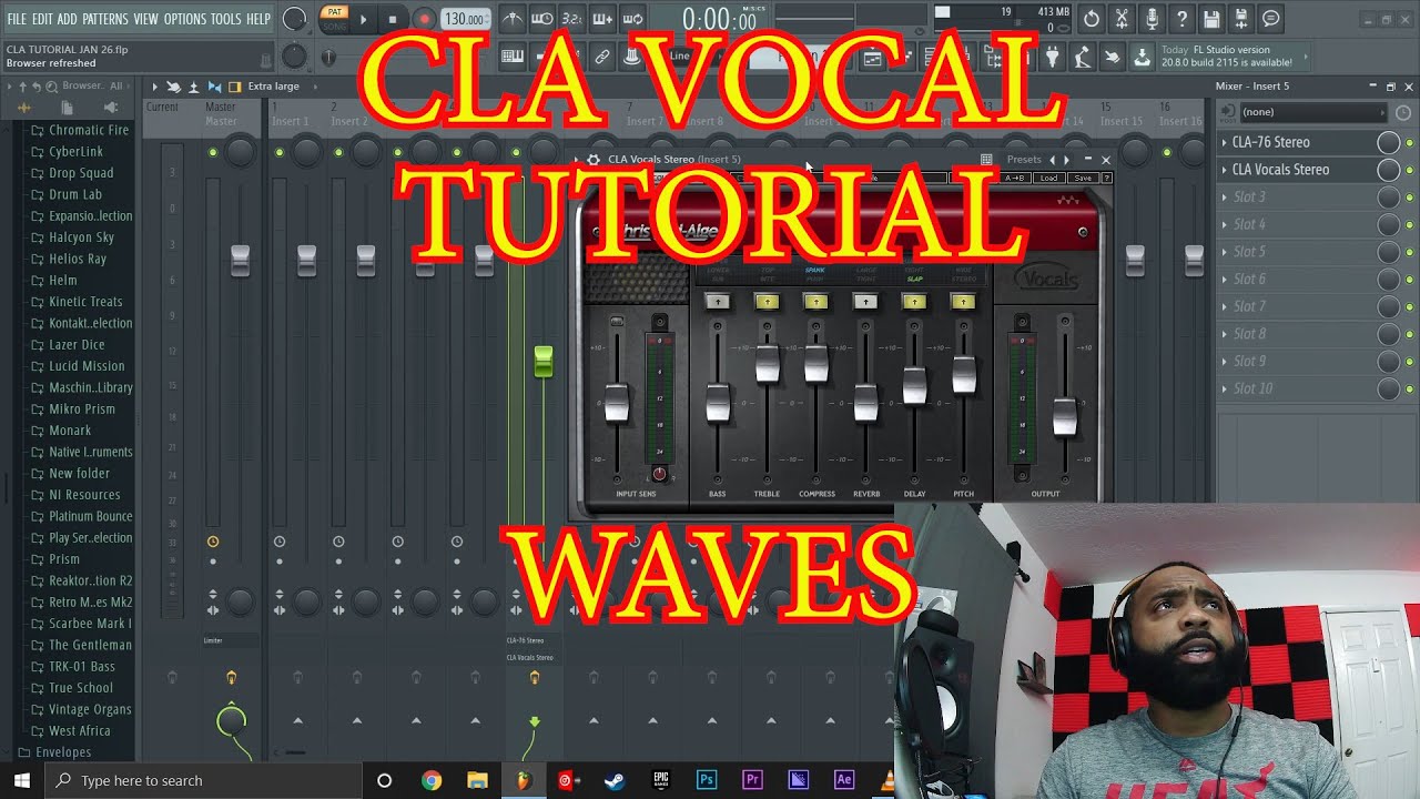 CLA VOCAL PLUGIN TUTORIAL MASTERING WITH WAVES INSTANT VOCAL MAGIC ...