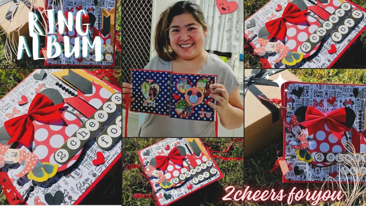 Mickey Mouse themed ring album ️ ~2 cheers for u~ [Customized Album ...