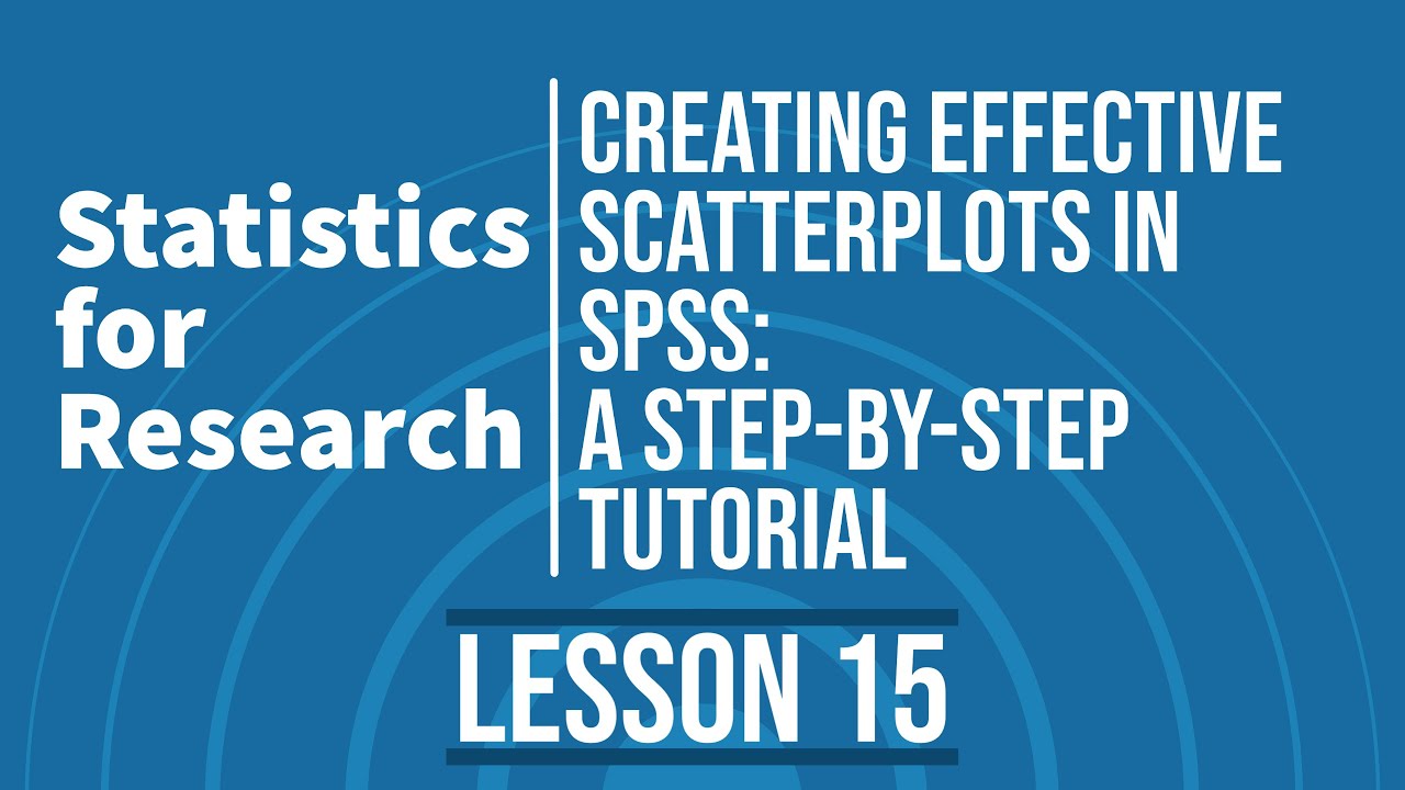 Statistics for Research - L15 - Scatterplots in SPSS - YouTube