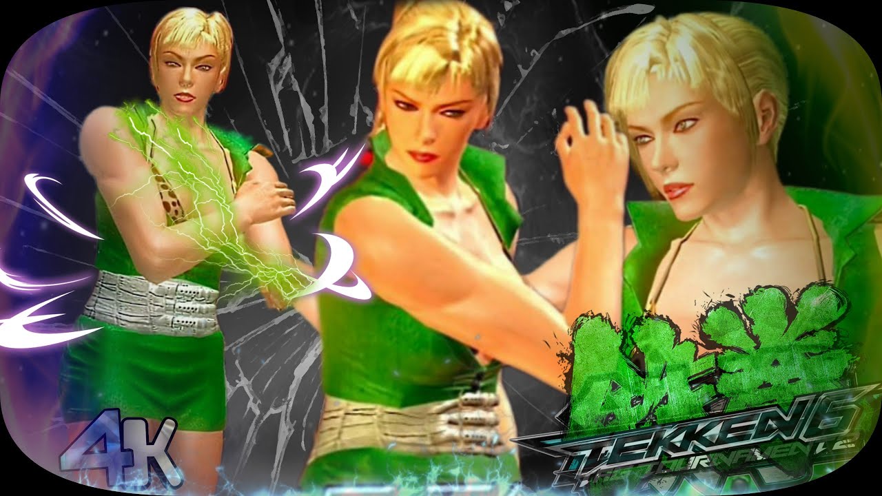 Nina ( Green Leopard Outfit ) Ultra Hard Tekken 6 UHD 4K 60 FPS - YouTube