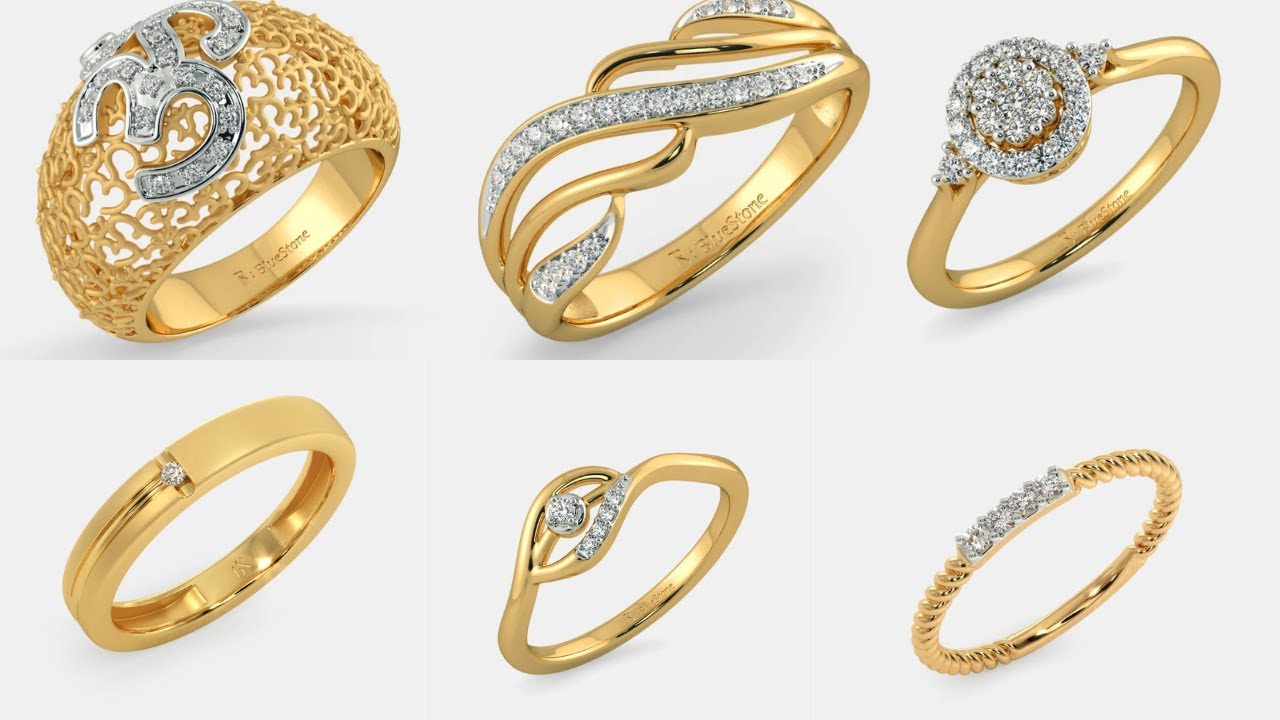 Latest gold finger ring design for women 2023| NANIS - YouTube