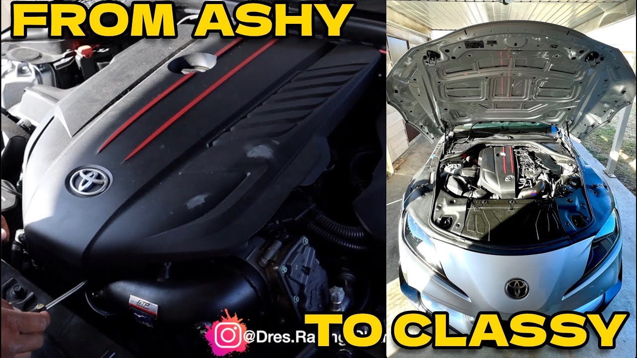 DIY Transformation: How I Cut My MK5 Supra Engine Cover - YouTube