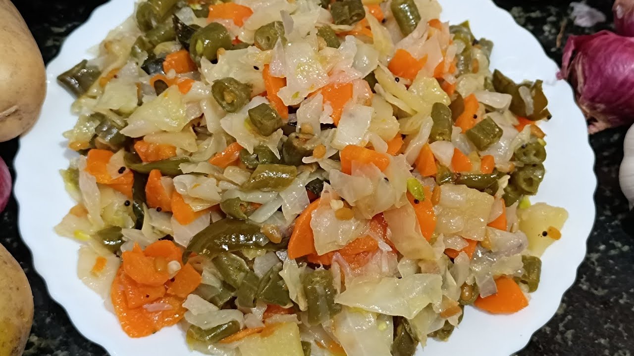 mix vegetable sabji# mix vegetable poriyal# mix tarkari ka Chakna - YouTube