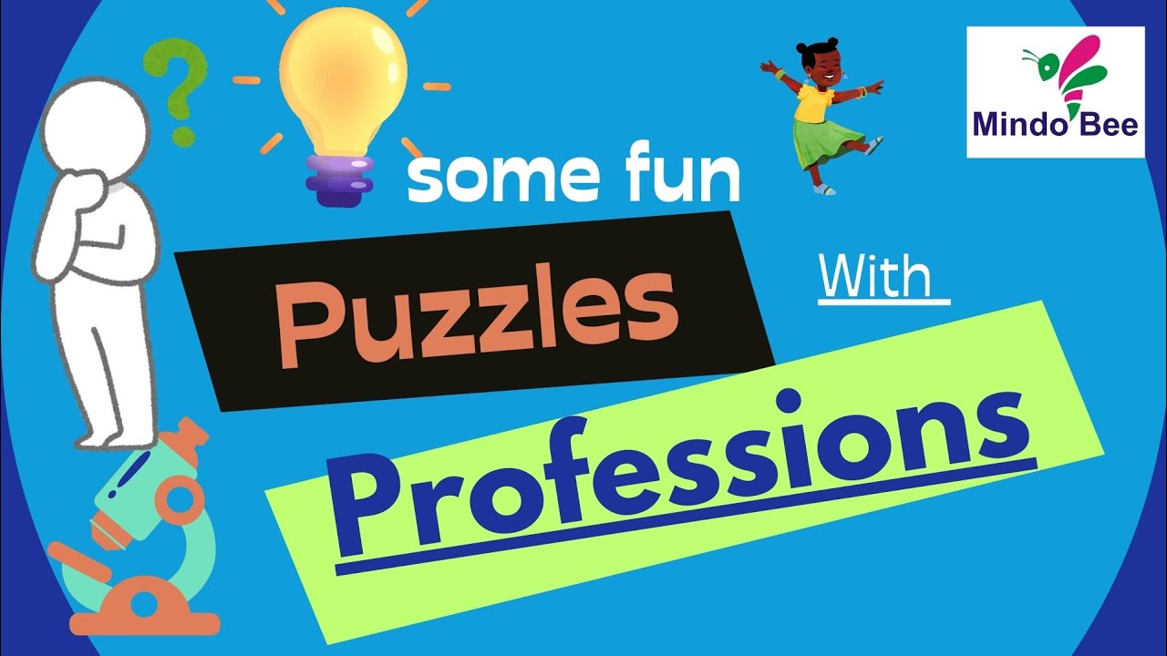 Fun Profession Puzzles For Children. Which Profession Should They Call ...