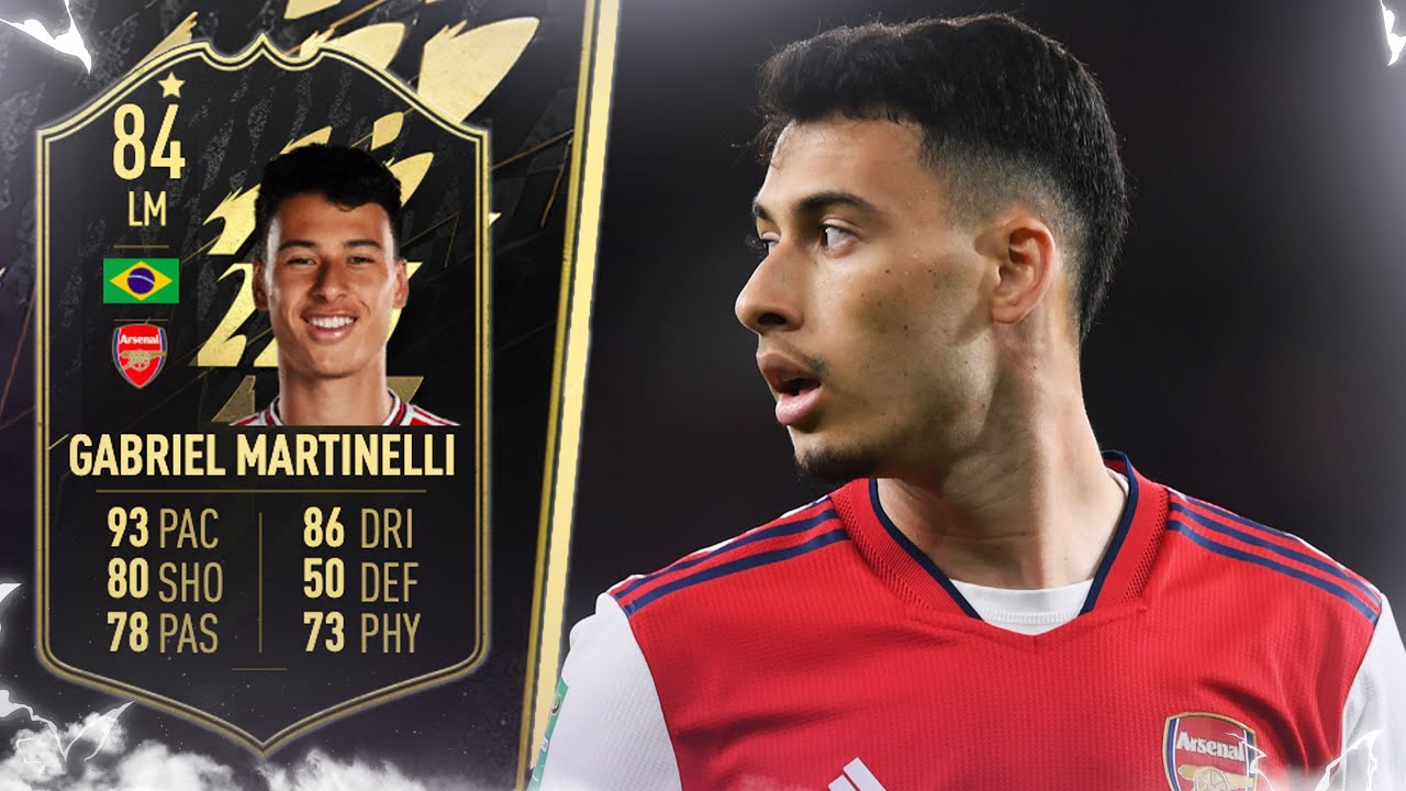 FEATURED TOTW BOOST! 🔥 84 TOTW Gabriel Martinelli Player Review! FIFA ...