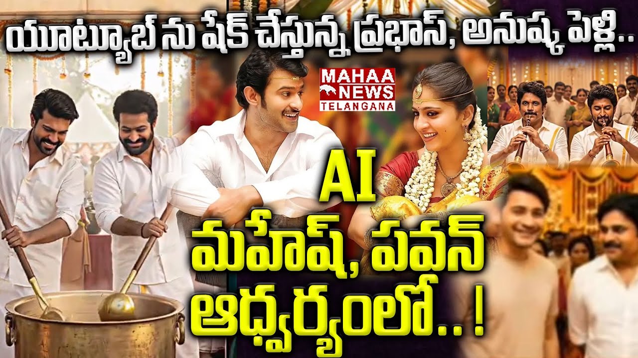 ప్రభాస్, అనుష్క పెళ్లి.. | Prabhas And Anushka AI Marriage Ceremony ...