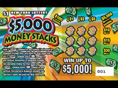 $1 - $5,000 MONEY STACKS - BRAND NEW Lottery WIN! Scratching Scratch ...