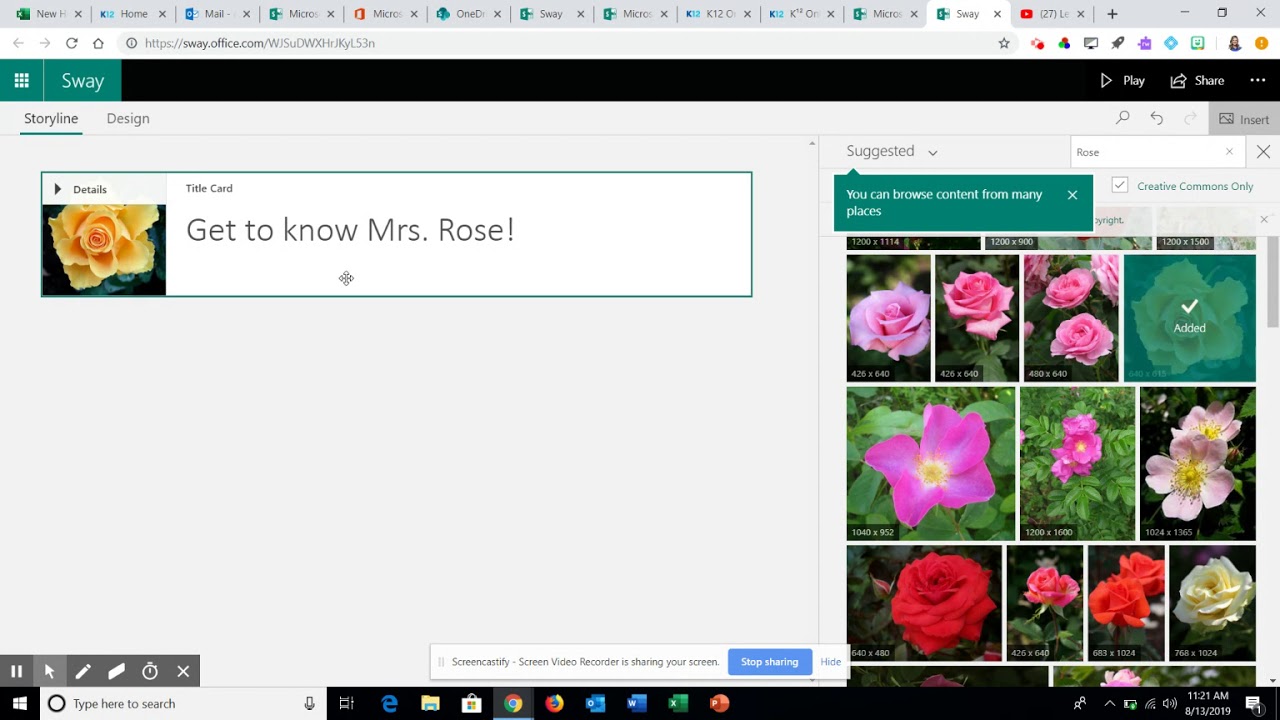 Microsoft Sway Tutorial - YouTube