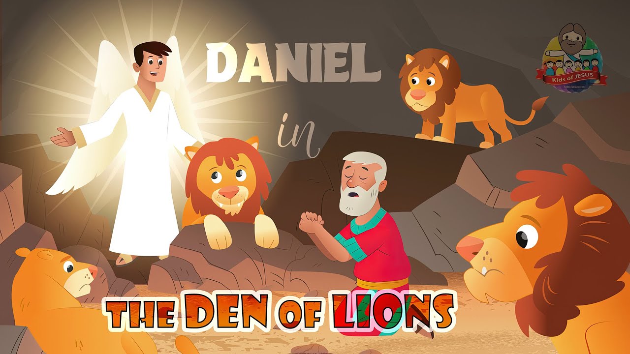 The Bible for Kids | OT | Story 13 – Daniel in the Den of Lions (A ...