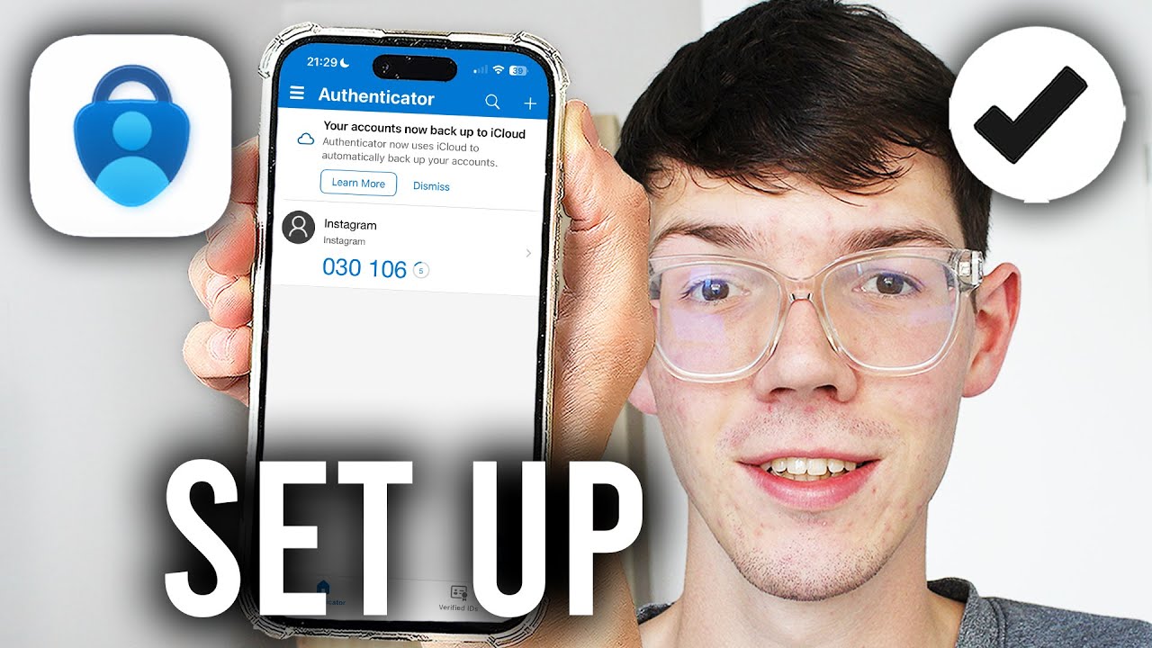 How To Setup Microsoft Authenticator - Step By Step - YouTube