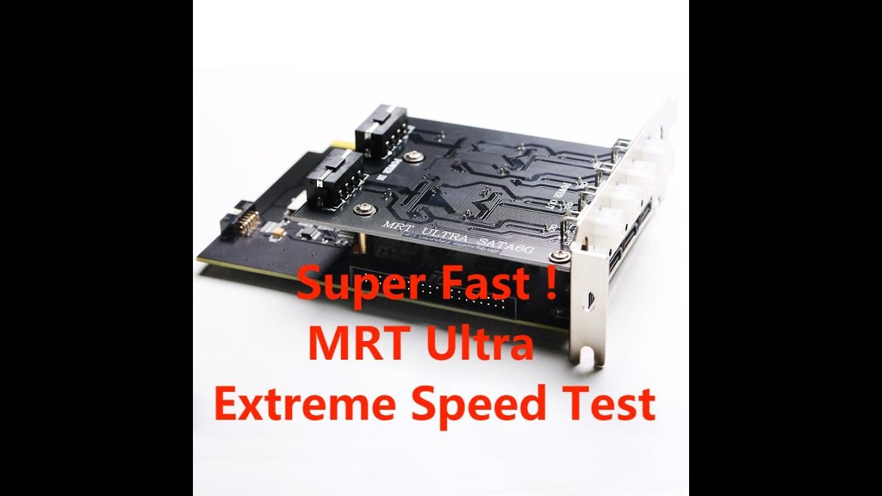 MRT Ultra Card Extreme Speed Testing - YouTube