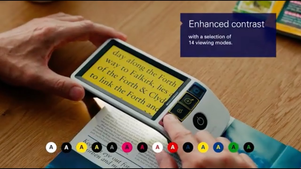 Smartlux® Digital: The Advanced Portable Video Magnifier - YouTube
