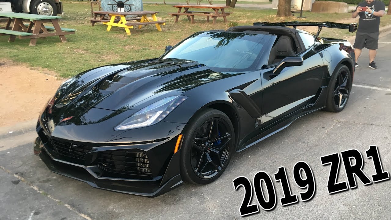 SPOTTED: 2019 Corvette ZR1 ZTK Track Package - YouTube