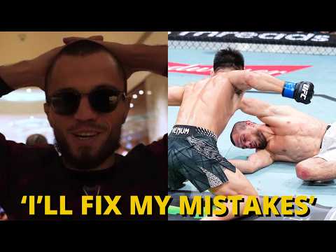 Umar Nurmagomedov reacts after KO loss to Song Yadong