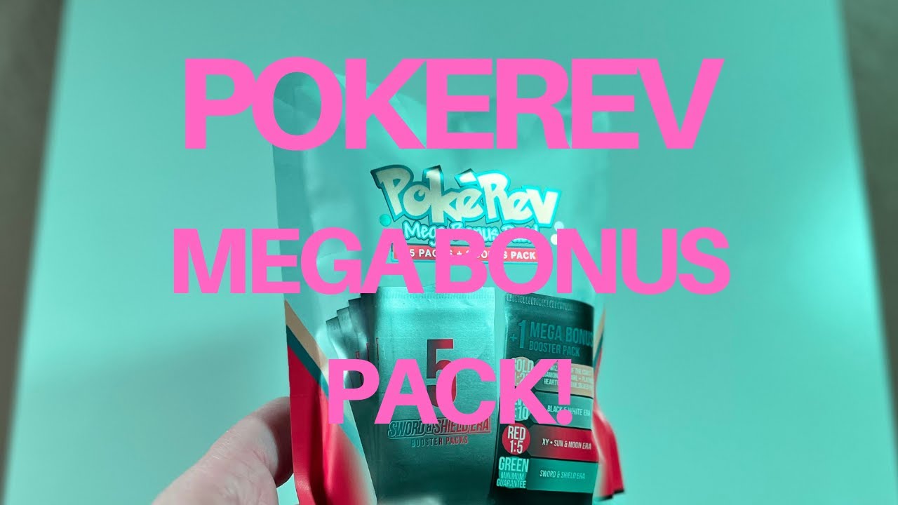 PokeRev Mega Bonus Pack Opening!!! - YouTube