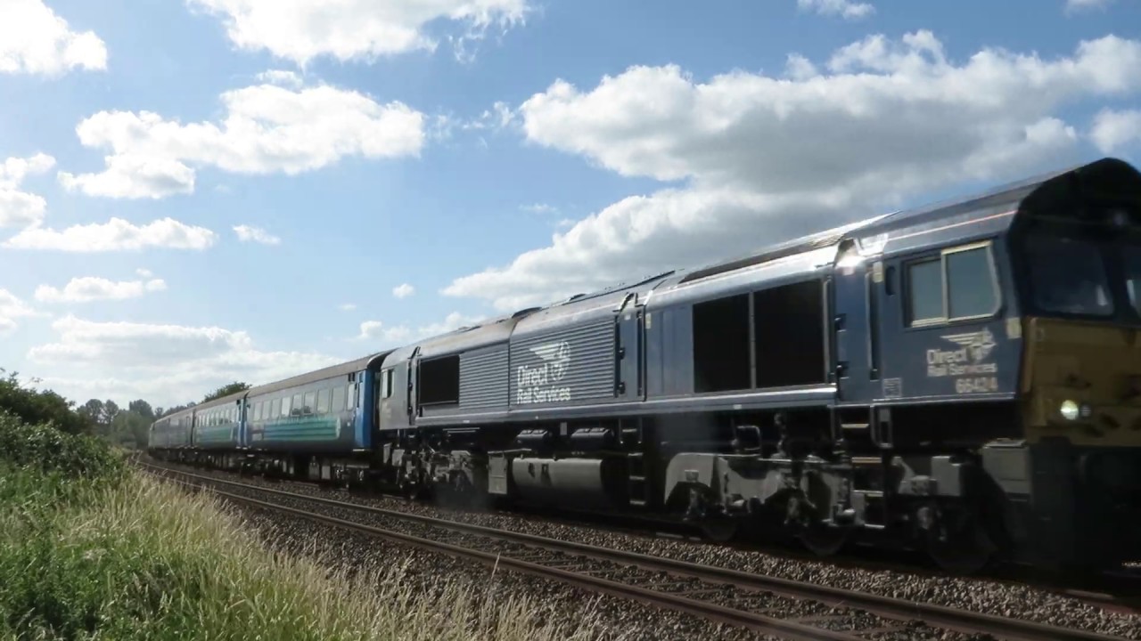 DRS Coach Move: 66424 T&T 37059 - 5Z21, Willington 06/07/20. - YouTube