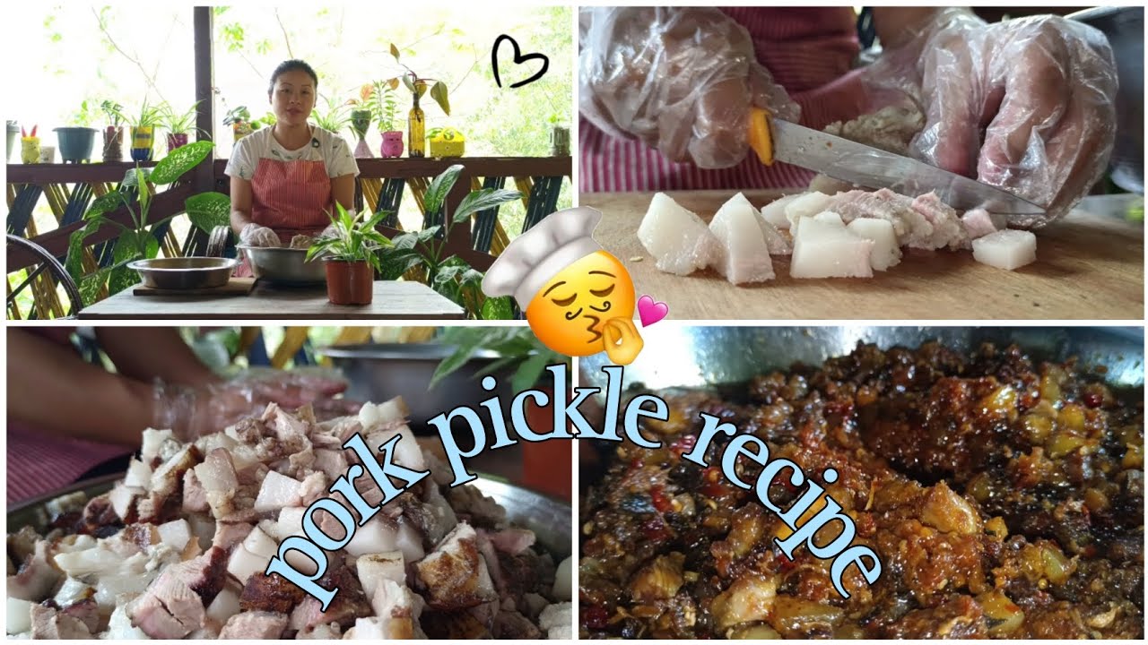 Simple and tasty pork pickle recipe | northeast pork pickle recipe # ...