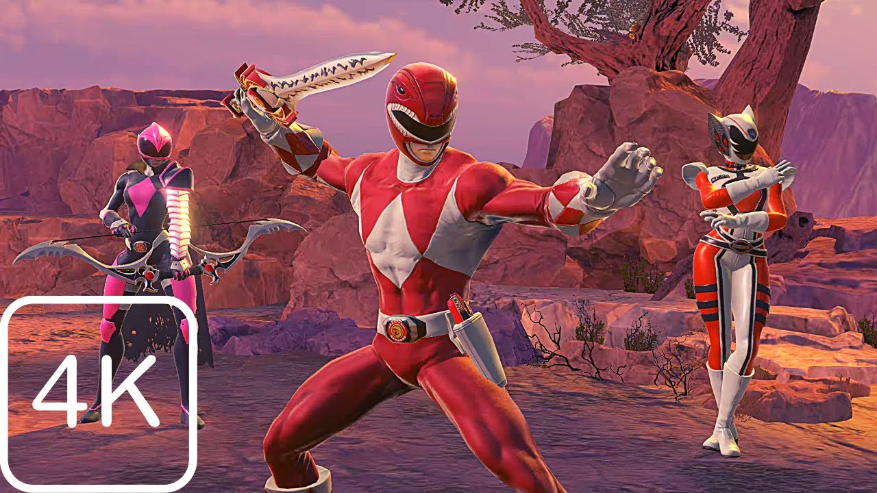 [4K] Red Ranger VS Ryu Ranger - Power Rangers Battle - YouTube