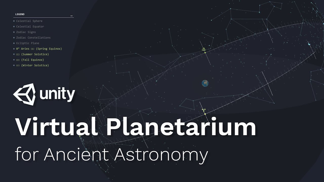 Virtual Planetarium for the History of Astronomy in Unity 3D - YouTube