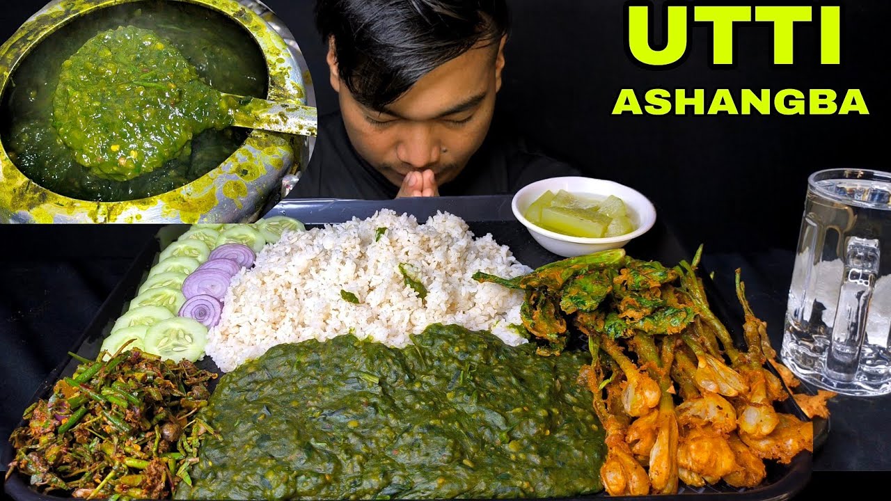 Manipur Traditional dish UTTI ASHANGBA Singju Bora Champhut🤤 - YouTube