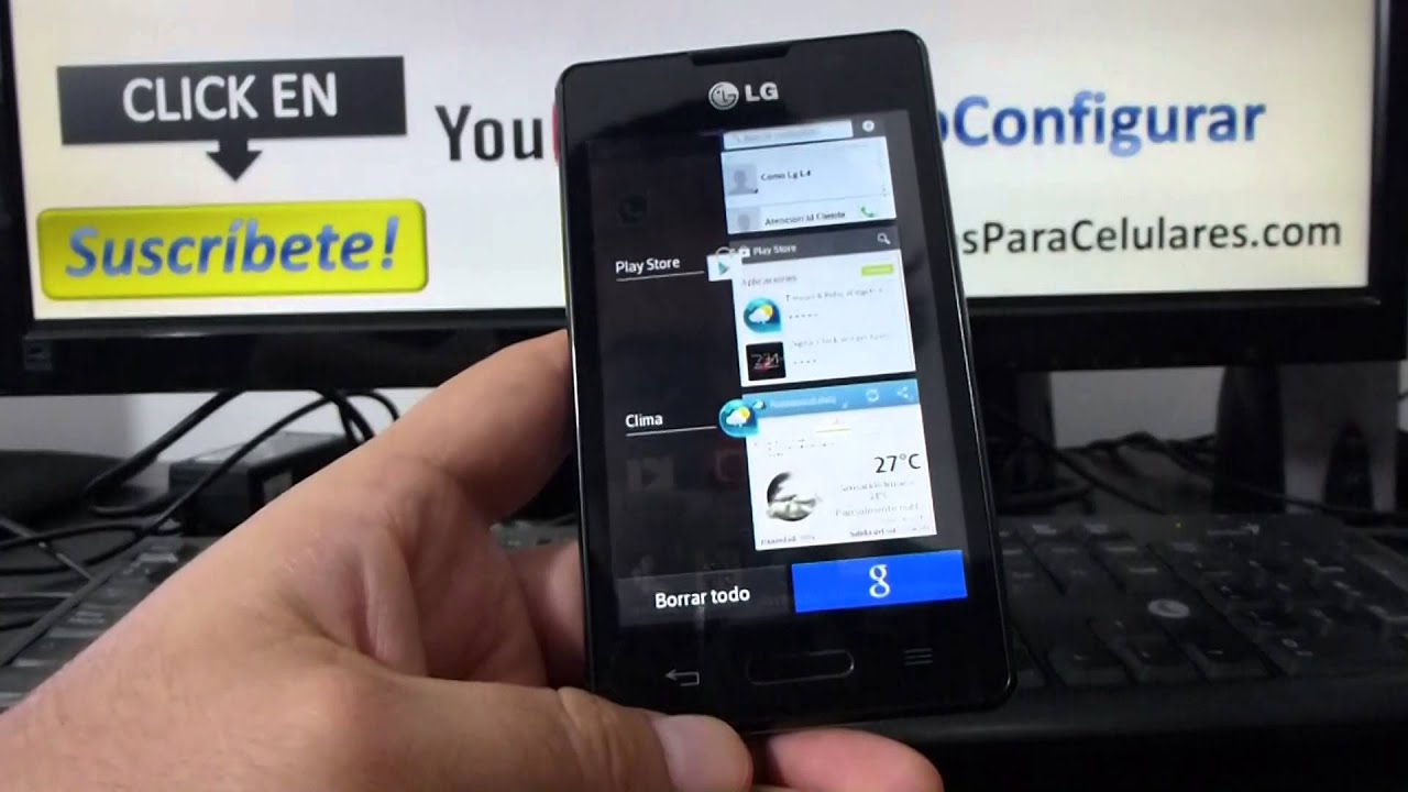 Como optimizar y liberar la memoria ram LG Optimus L4 comoconfigurar ...