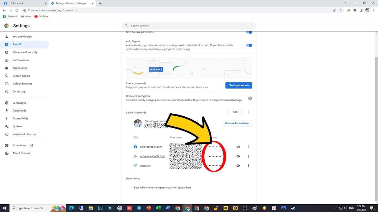 How to See Your Facebook Password - Check Your Own Facebook Password ...