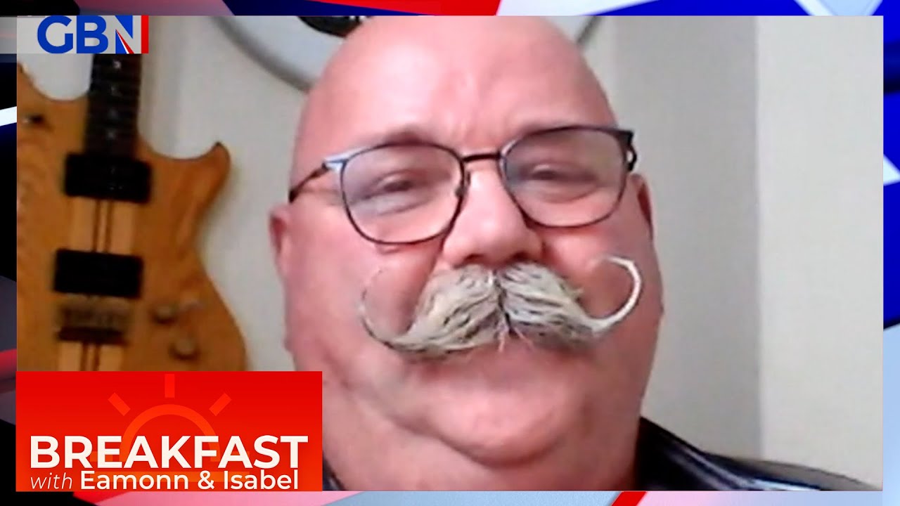 Mark East joins GB News to discuss his award-winning moustache and ...