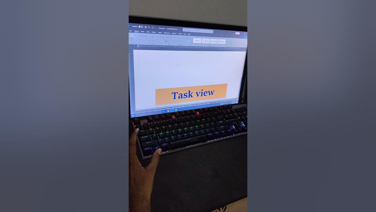 task View #keyboard #computerzone #typingskills #nclcomputer #typing #lifeisbutadream # ...
