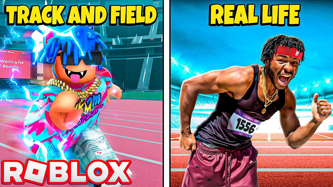 I Became a 5 STAR TRACK PRO In Real Life.. Roblox Track & Field ...