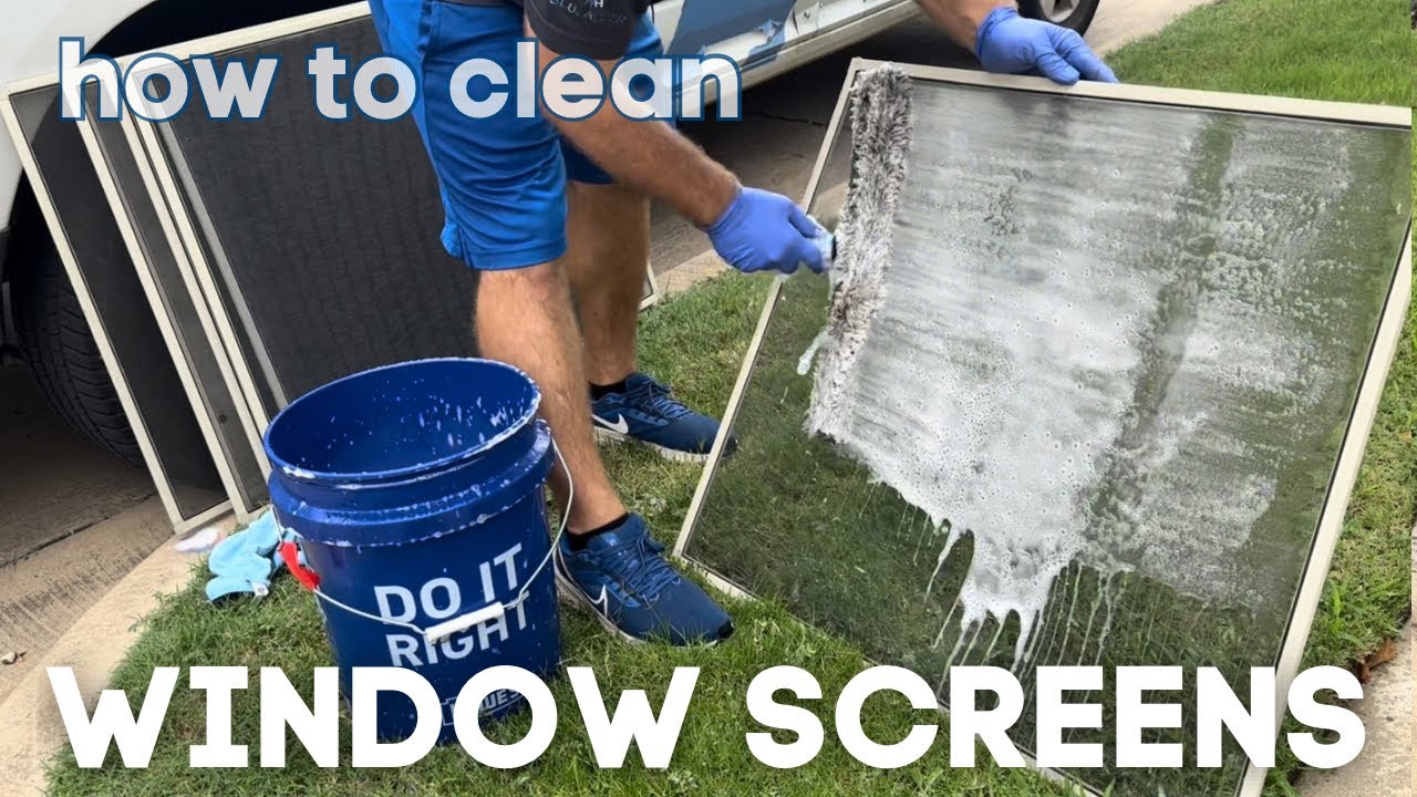 4.5 ways to clean windows screens - YouTube