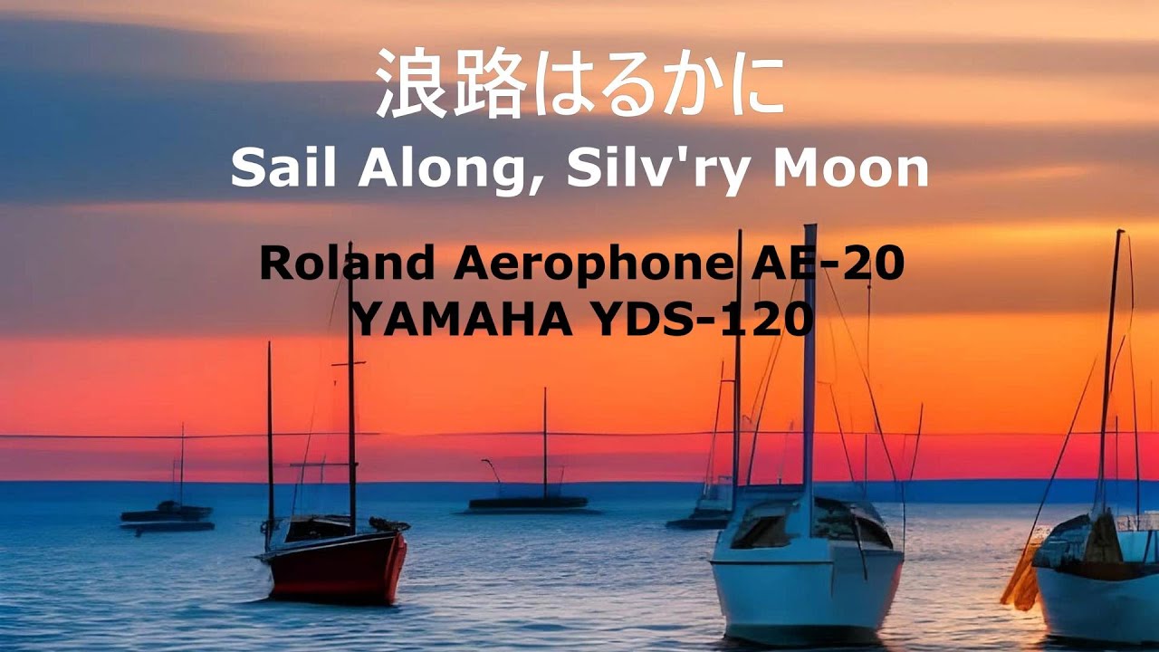 浪路はるかに（Sail Along , Silv'ry Moon）を YDS-120とAerophone AE-20でハモってみました ...