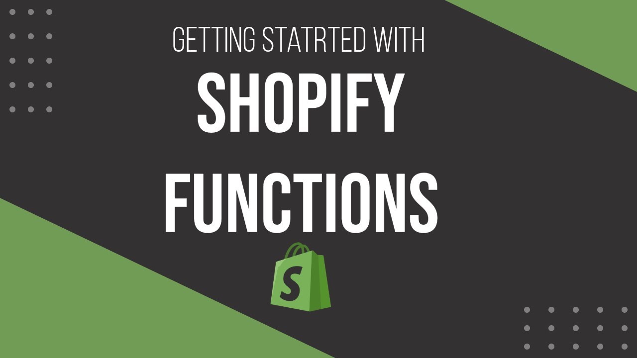 Getting Started with Shopify Functions - YouTube