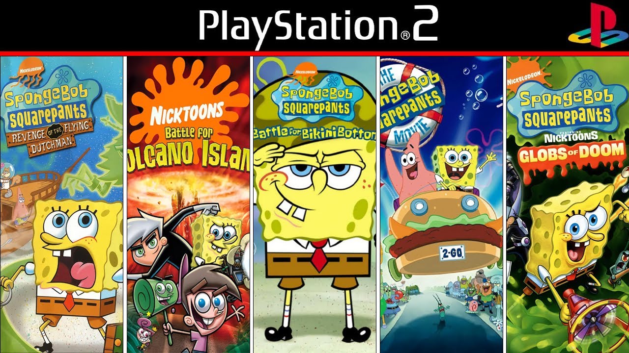 SpongeBob SquarePants Games for PS2 #evolutiongame #spongebob - YouTube