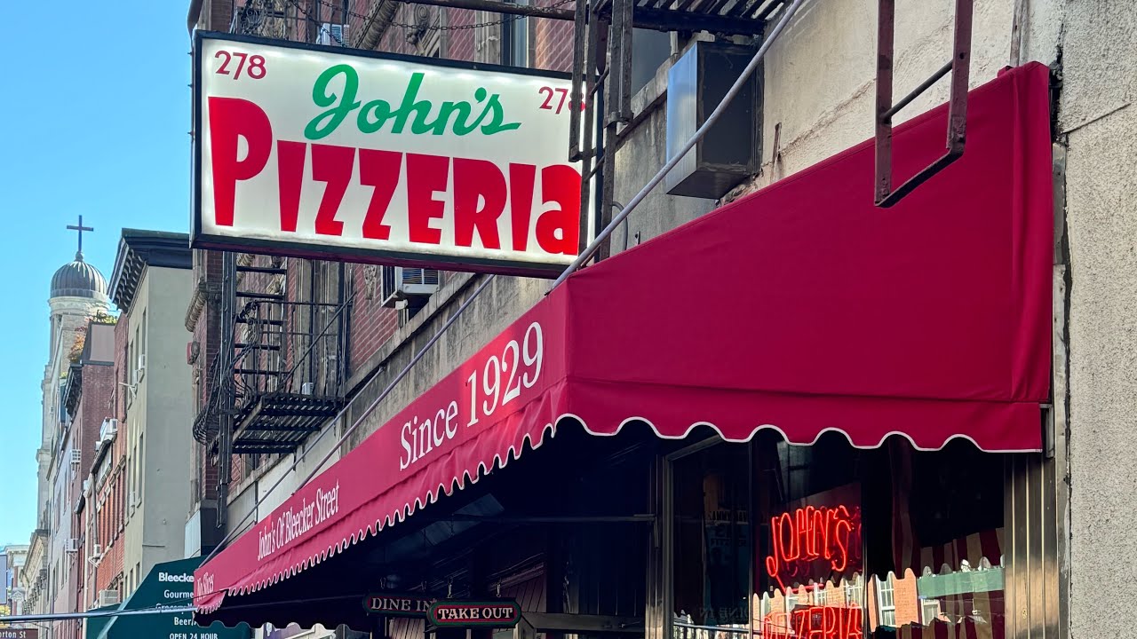 Pizza review! John’s of Bleeker Street! - YouTube