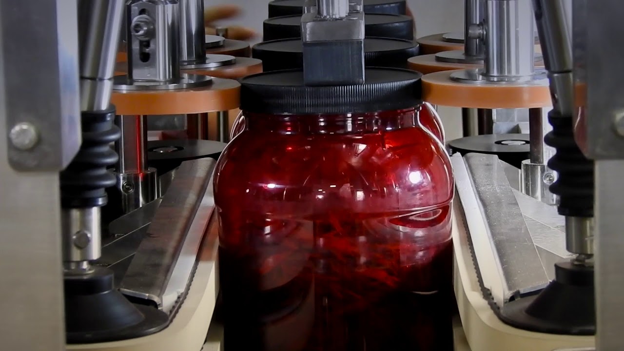 Automatic Inline Capper - YouTube