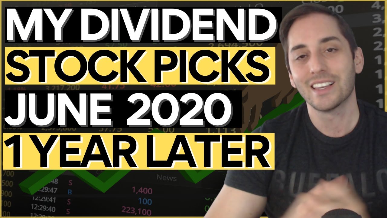 My Dividend Stock Picks 1 Year Later: WAS I RIGHT? | June 2020 Stock ...